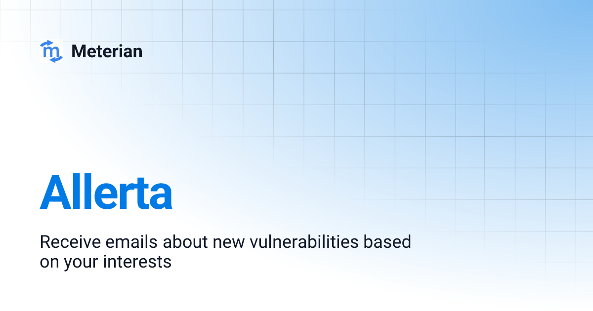 Allerta | Meterian